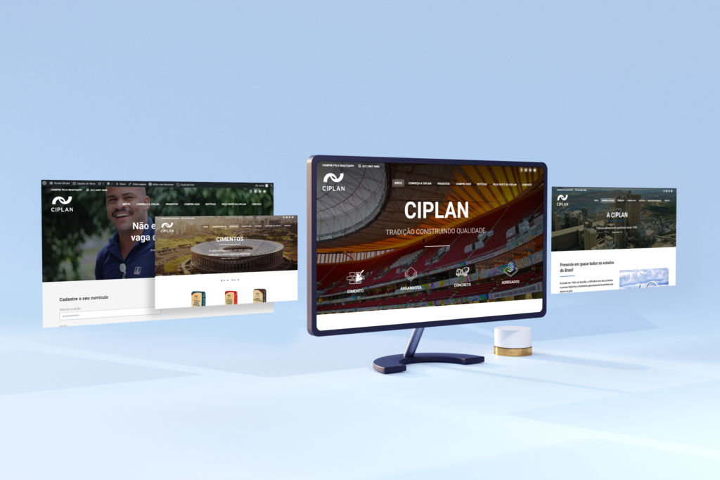 Desenvolvemos o novo site da Ciplan Cimentos! - Agência Carcará de MKT ...