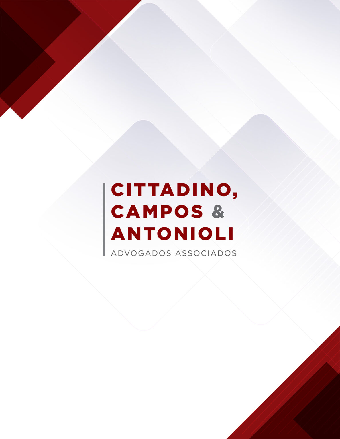 Criação de Folder elegante CCA Advogados Assossiados - Agência Carcará ...